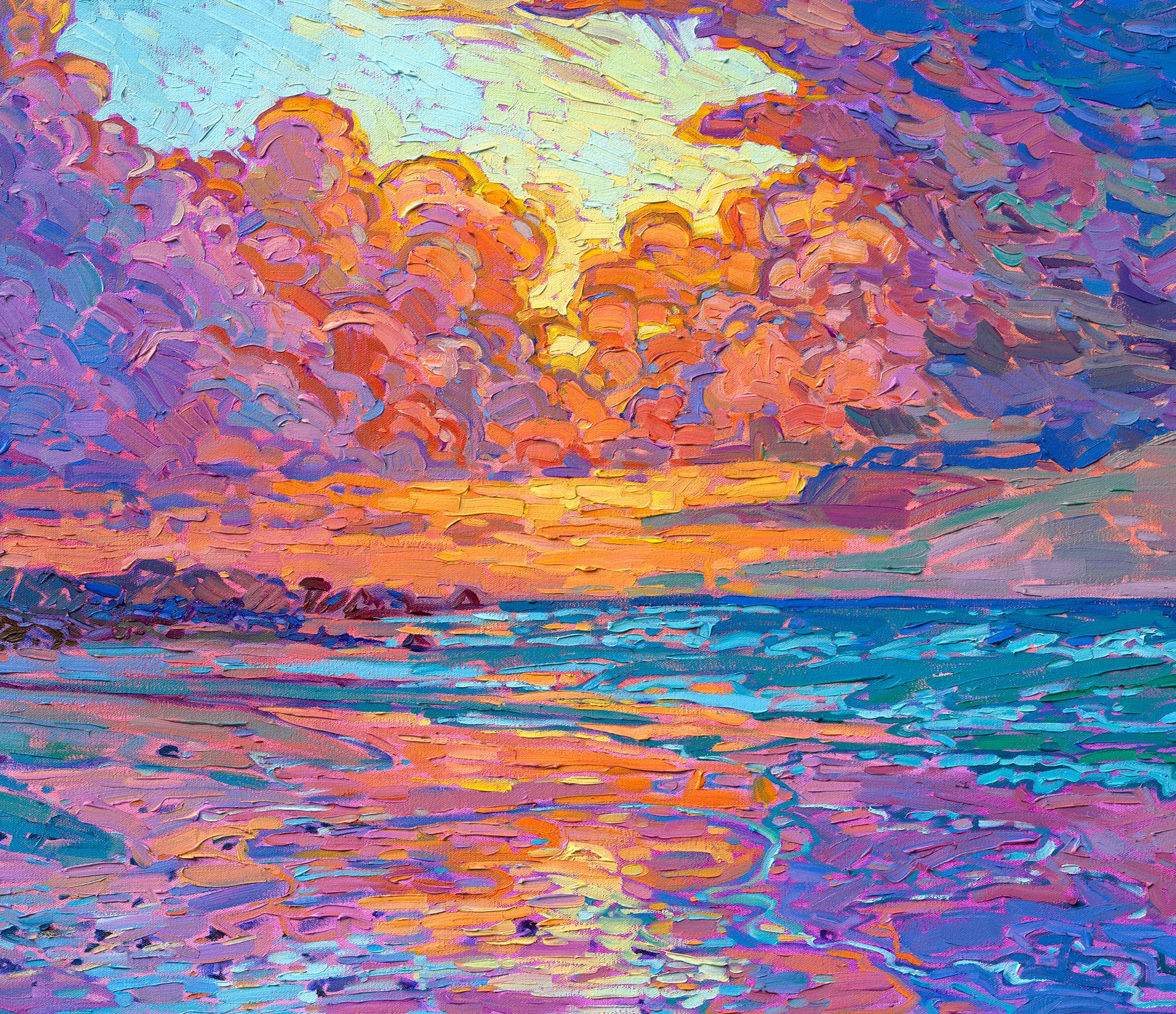 Capturing the Magic of a Monterey Sunset: A Modern Impressionism - Erin Hanson's Blog