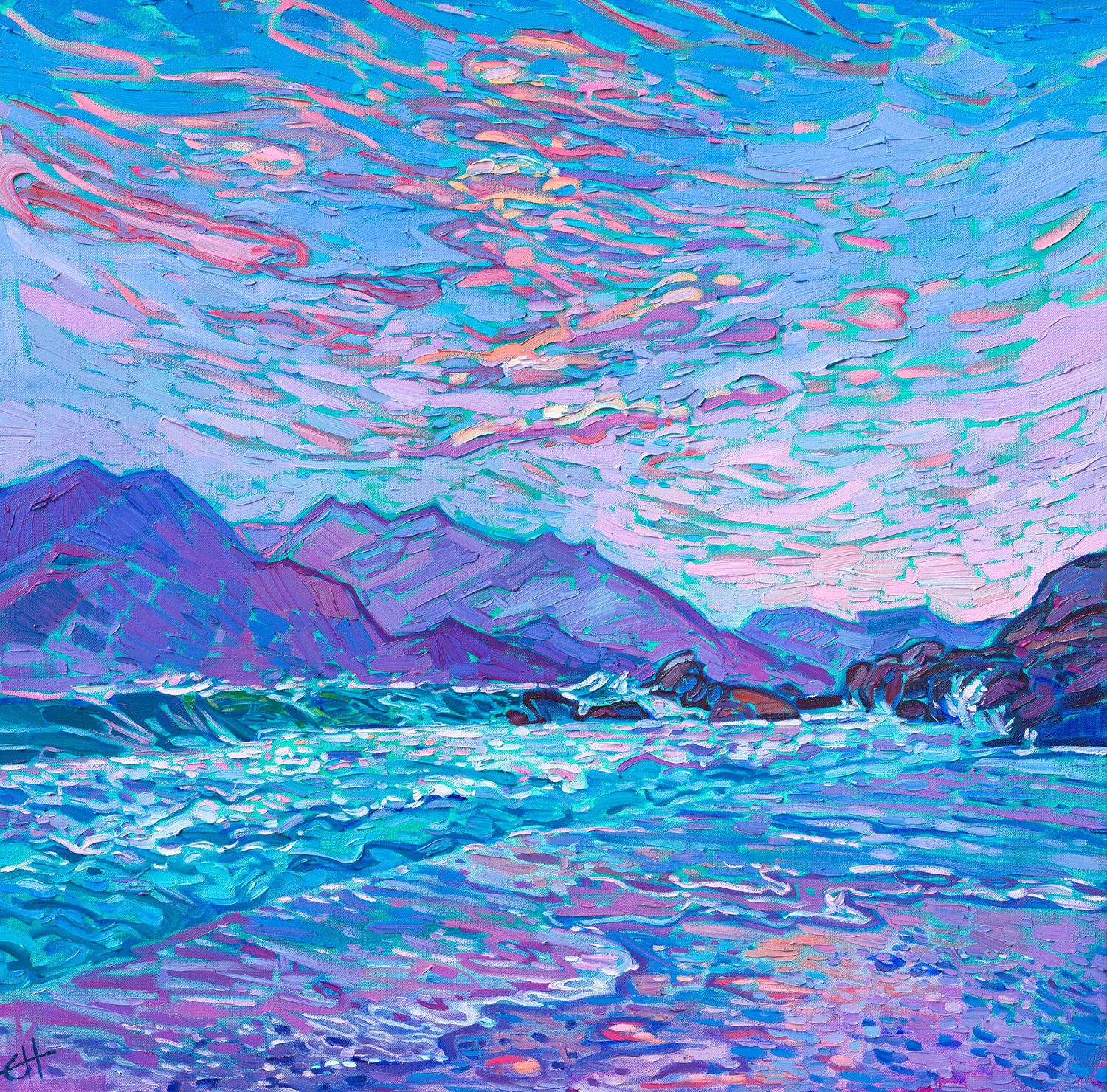 Coastal in Purple by Erin Hanson