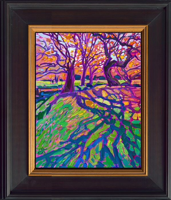 Crystalline Shadow - Contemporary Impressionism Paintings by Erin Hanson