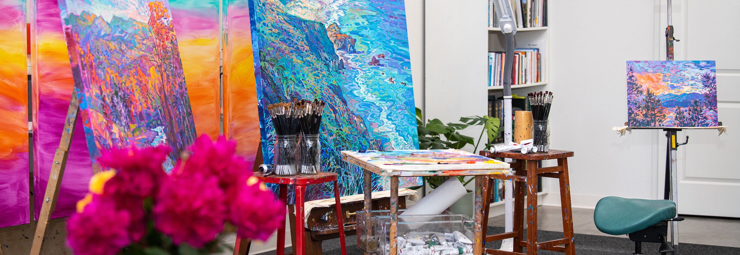 Contemporary Impressionism Paintings by Erin Hanson - What is Open ...