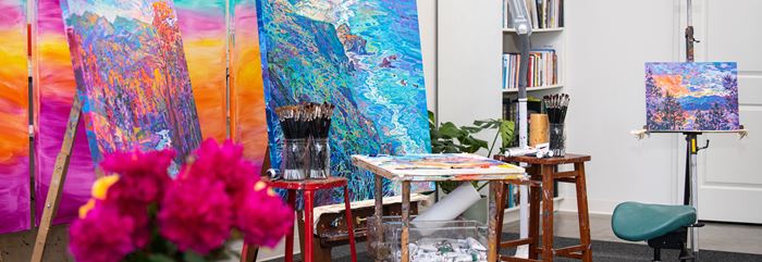 Contemporary Impressionism Paintings by Erin Hanson - What is Open ...