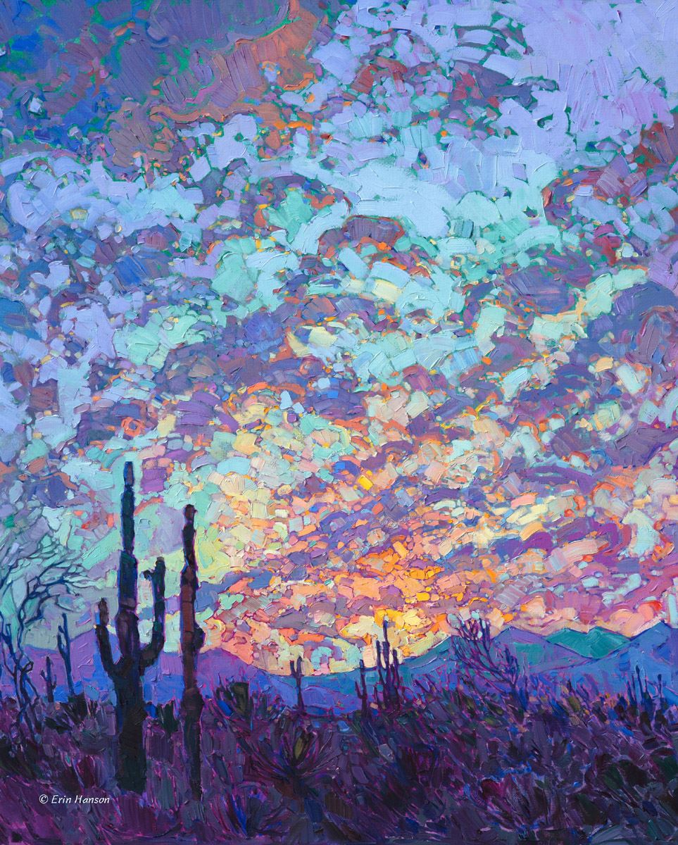 "Saguaro Dusk" 16x20 Paper Print