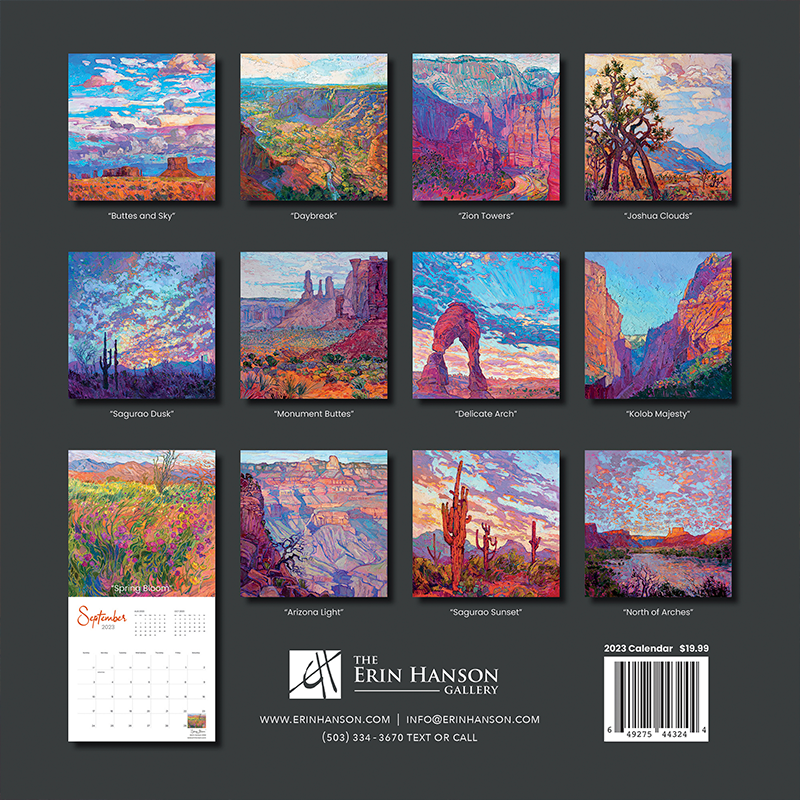 2023 Wall Calendar - Southwest National Parks