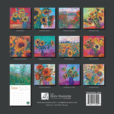 2023 Wall Calendar - Sunflowers