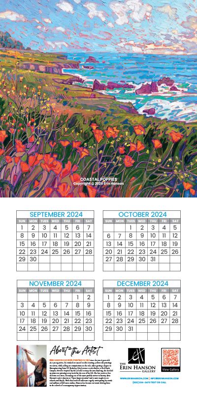 2025 Wall Calendar - California Vistas