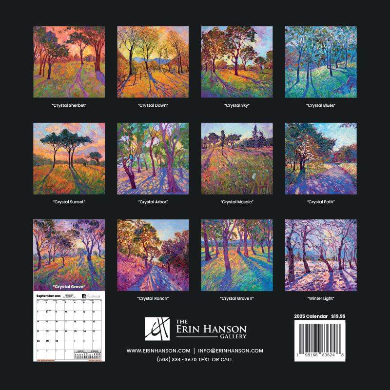 2025 Wall Calendar - Crystal Light