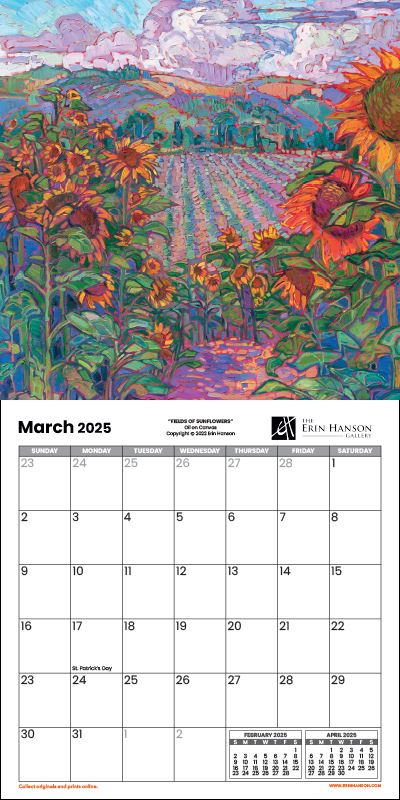 2025 Wall Calendar - Pacific Northwest
