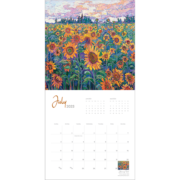 2023 Wall Calendar - Sunflowers