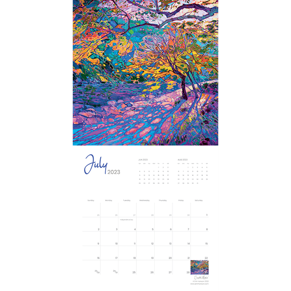 2023 Wall Calendar - Autumn Leaves